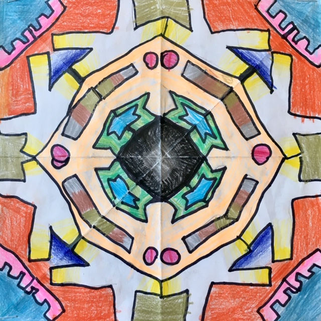 Art at Hosmer: Radial Symmetry Name Designs