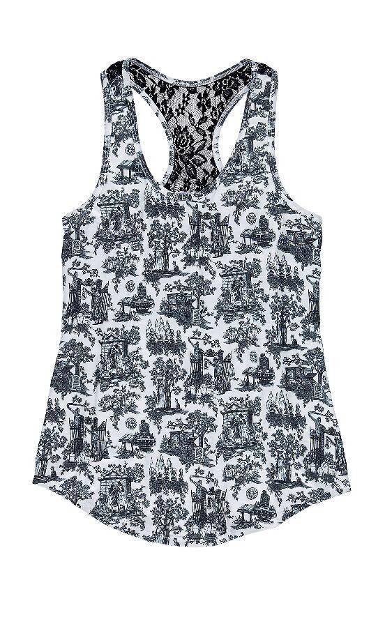 Flower Crowns and Disney Bound: Haunted Mansion Toile Tank