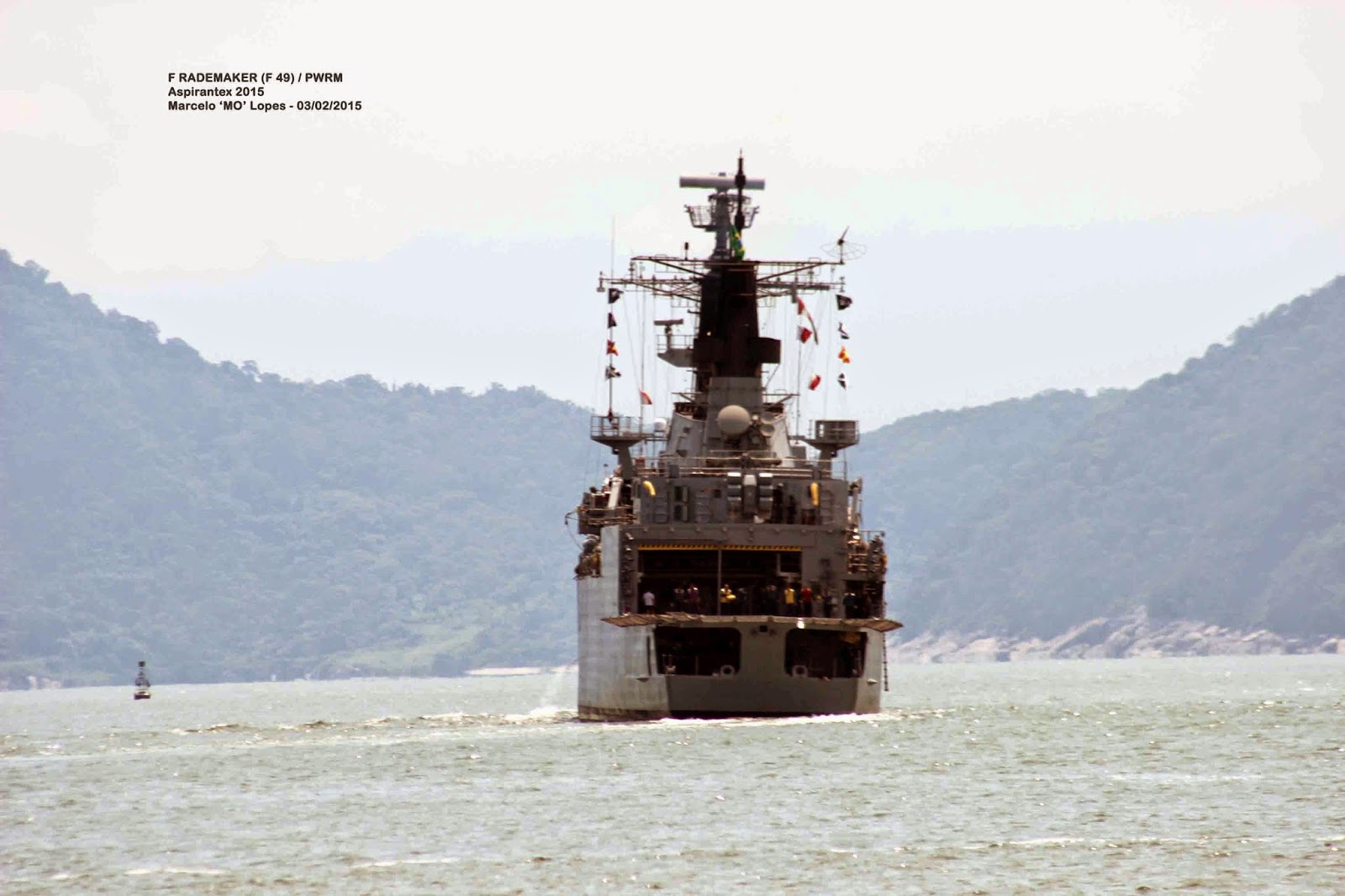 Santos Shiplovers: F. Rademaker (F 49) - Aspirantex 2015, Santos (Imagens)