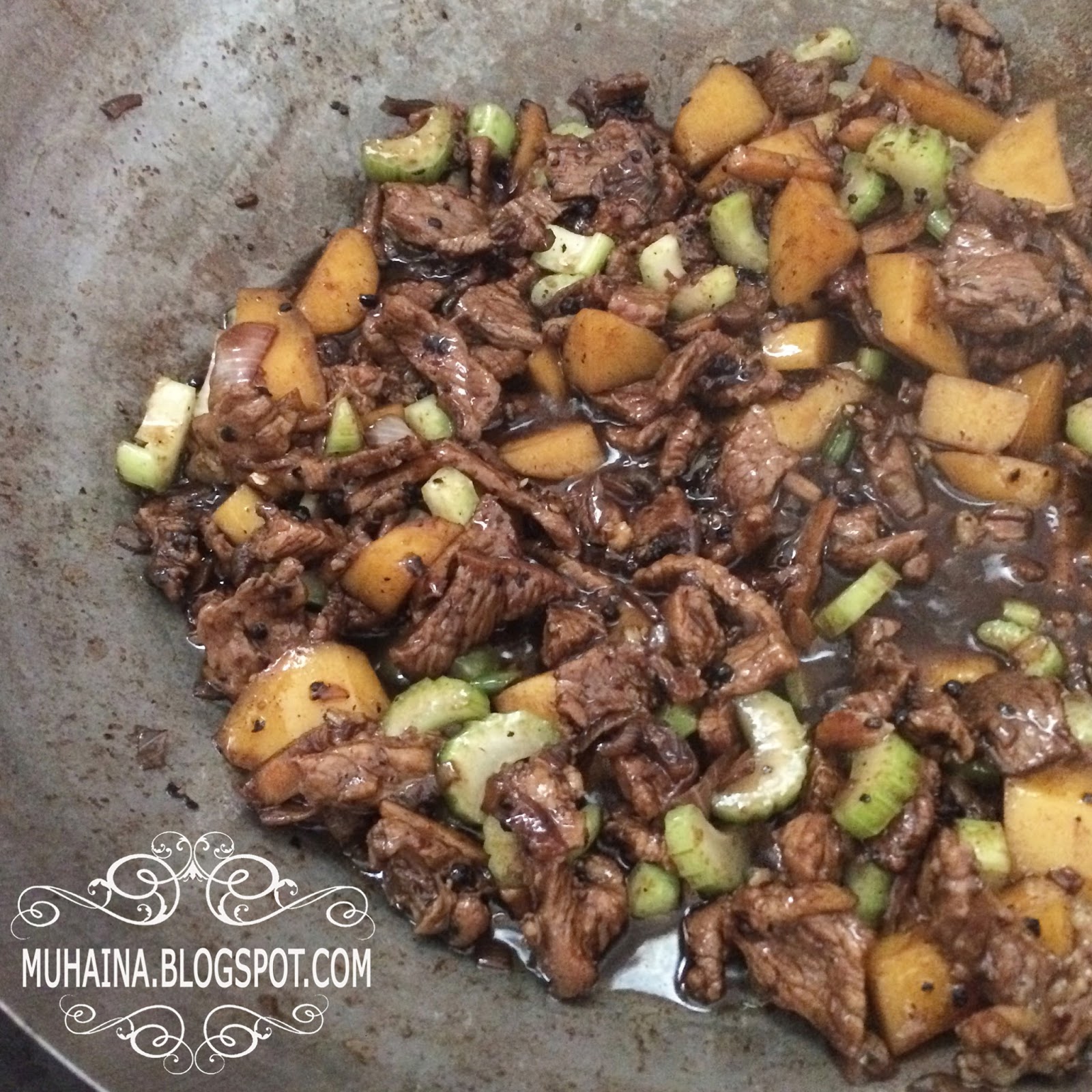 just my other layer: Resipi Daging Black Pepper