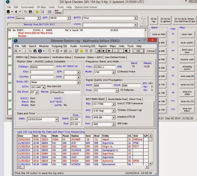 Shortwave Central: Product Announcement: DXtreme Station Log