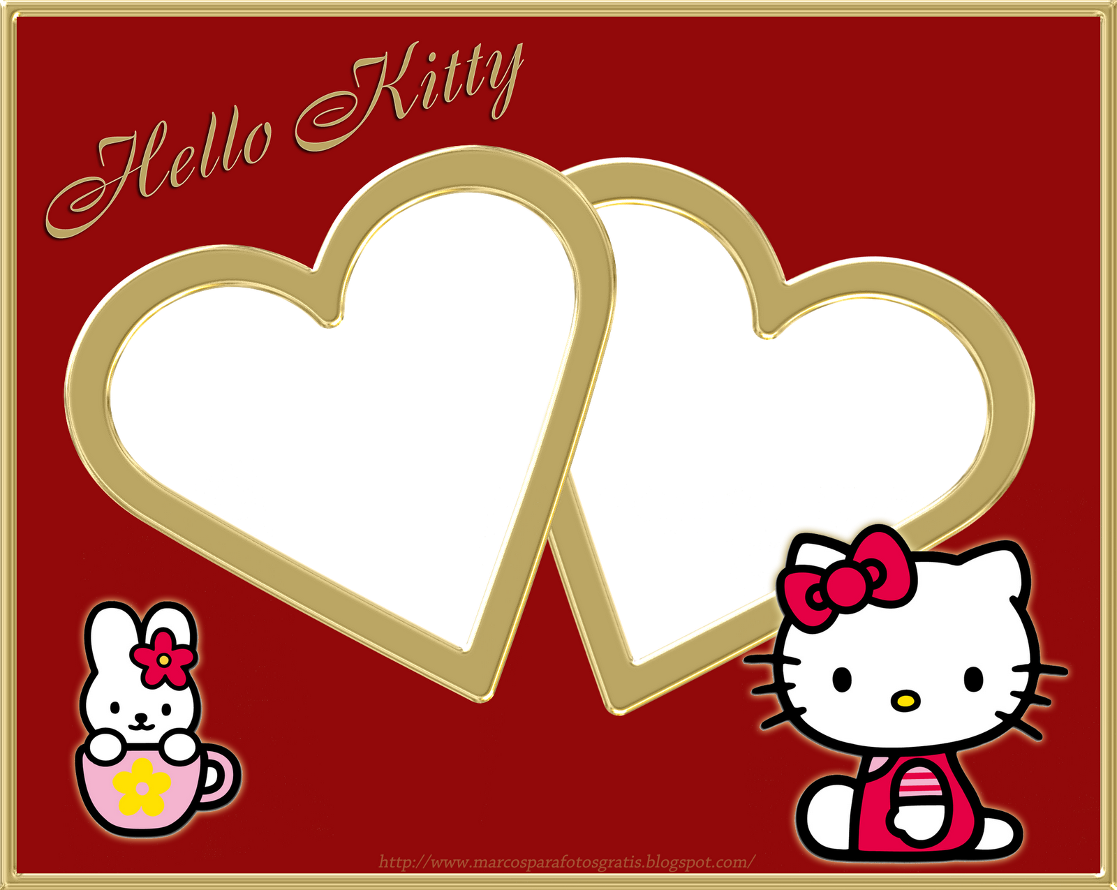 Marcos de Hello Kitty en png - Imagui