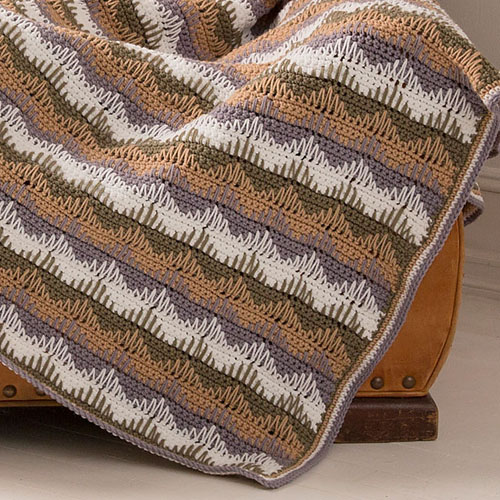 Beautiful Skills - Crochet Knitting Quilting : Unexpected Waves Throw ...