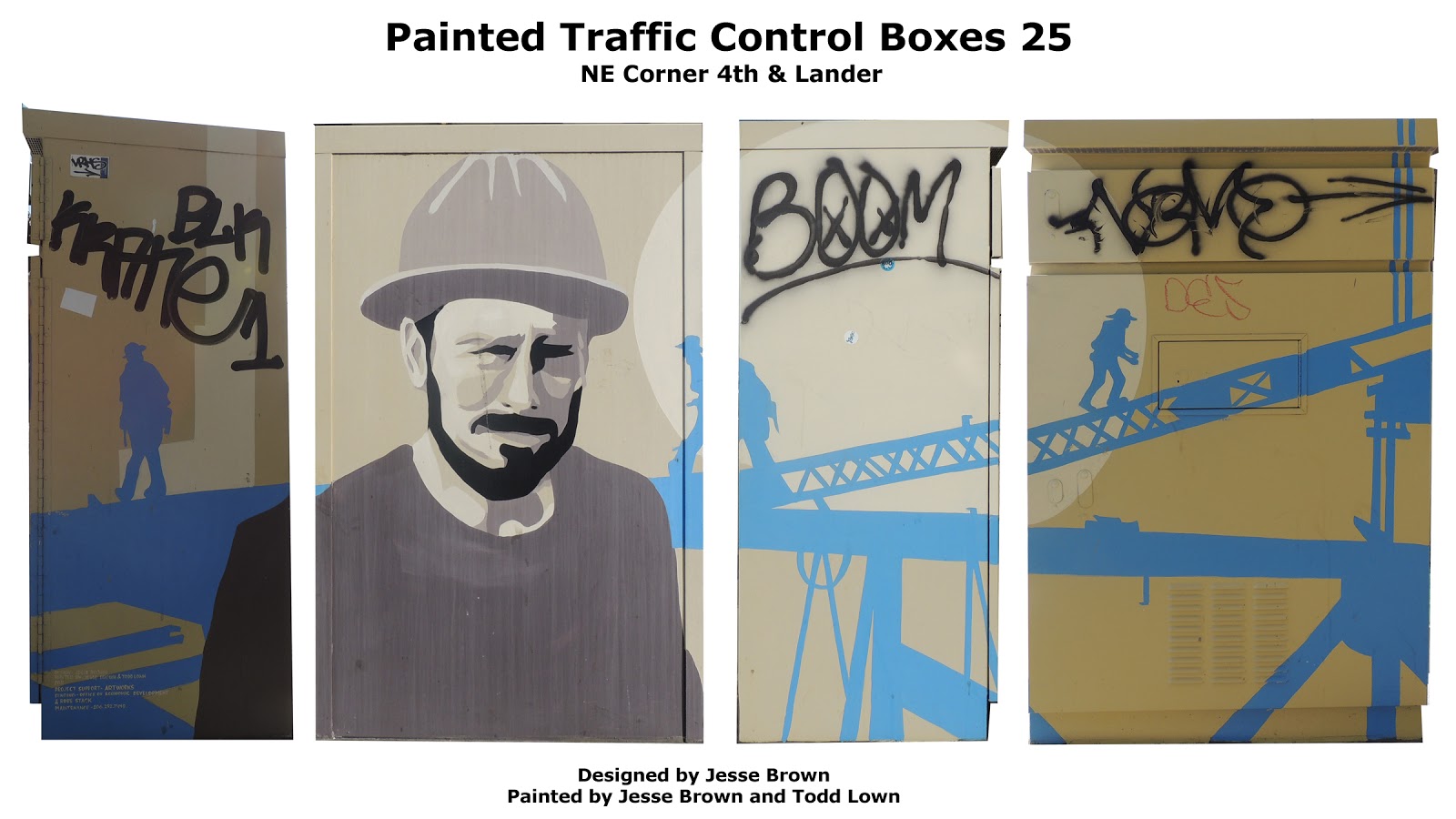 Travels with Cherri: Seattle's Painted Traffic Control Boxes 25