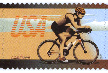 David Steinlicht: Cranked up about bicycle postage stamps