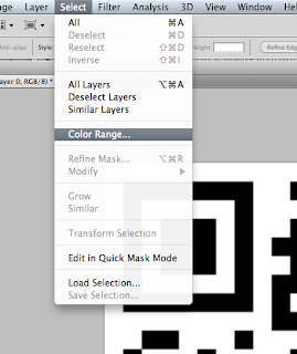 Take Out Photo: QR code Photoshop tutorial