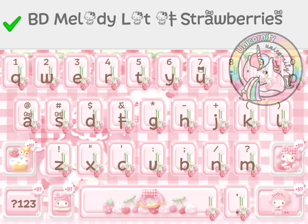 Kawaii World : Smartkeyboard Converted from Baidu Keyboard