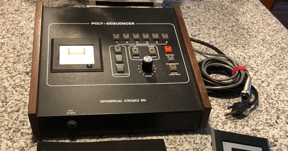 MATRIXSYNTH: Sequential Circuits Poly Sequencer Model 1005 for Prophet 5 Synthesizer Rev 3 SN 0340