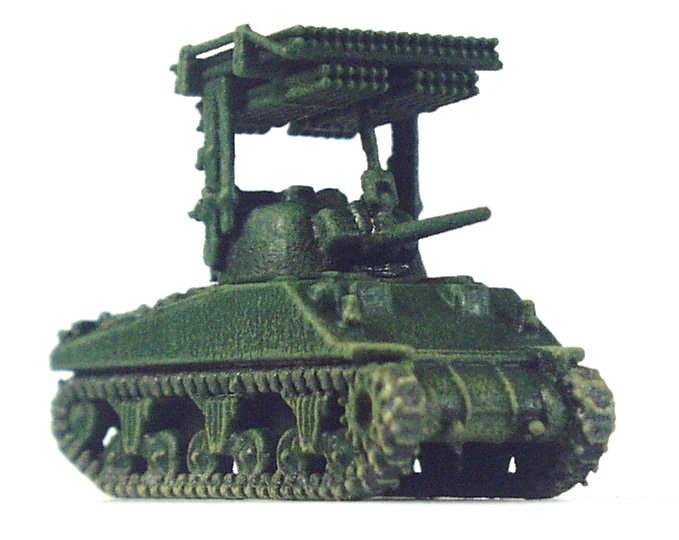 Kampfgruppe 1/144: 1/144 US Sherman Calliope Rocket Launcher T34