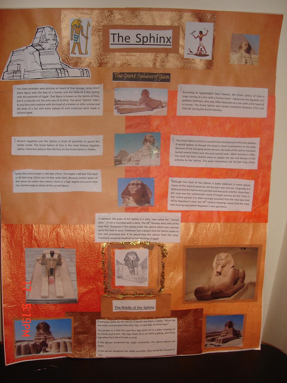 K.E.K.K. Wiersma's: Kyler and "Dads" Sphinx project!