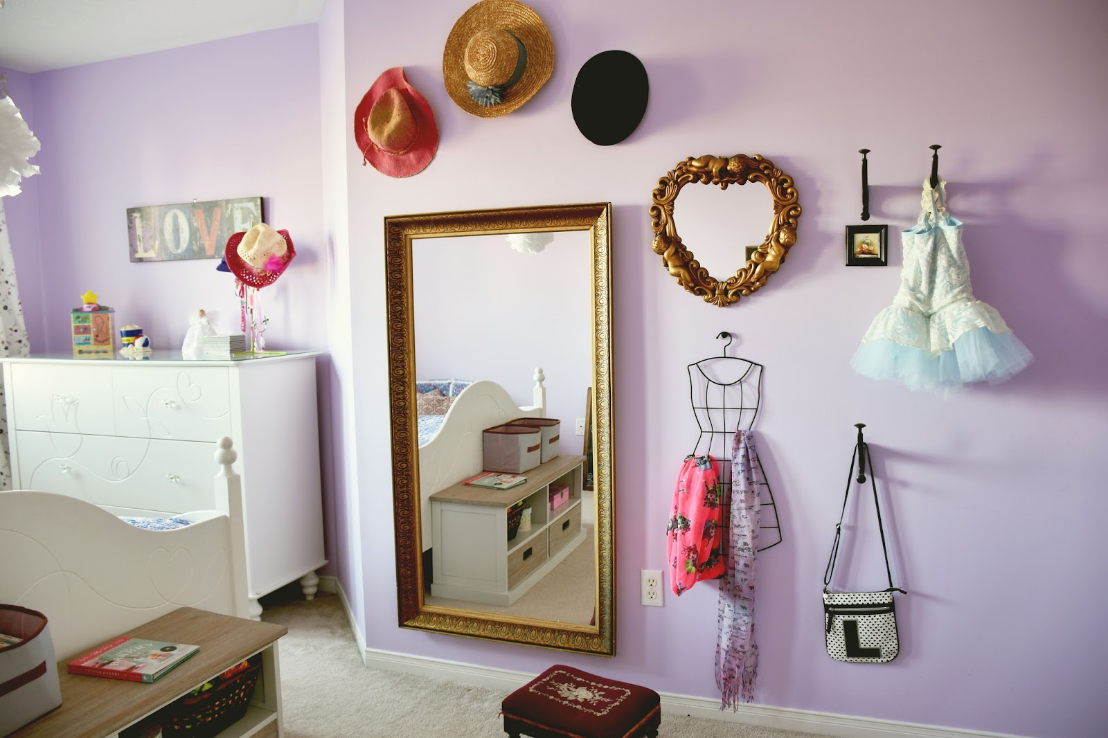 Woman in Real Life: My Daughter's Bedroom and A Re-Upholstered Antique ...