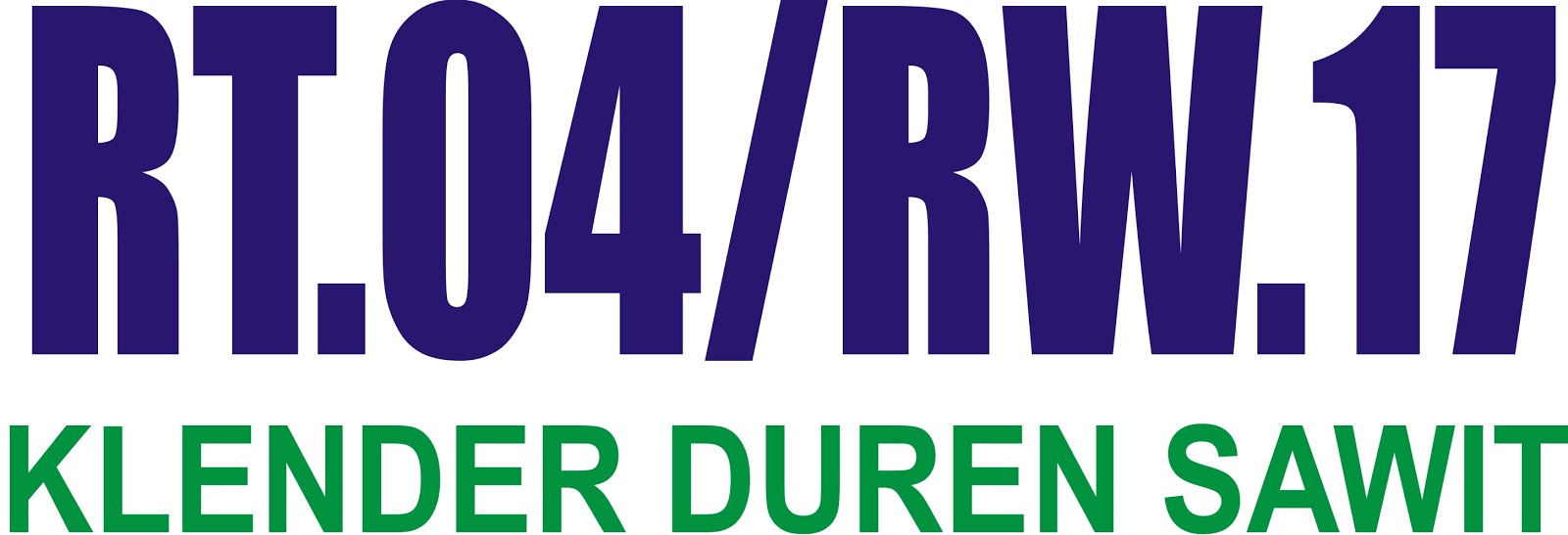 Visi Misi - RT. 04 RW.17