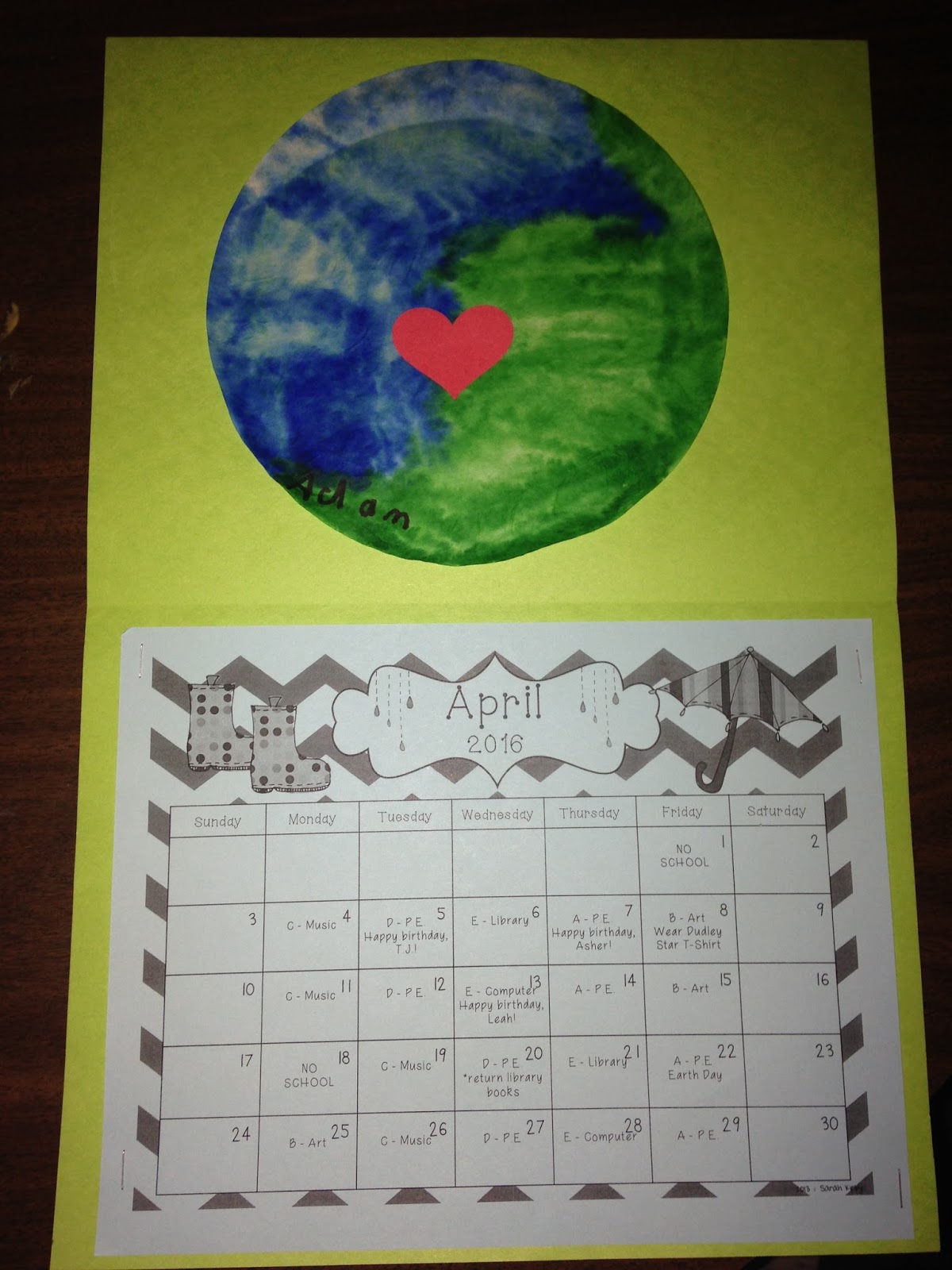 Kinders in NY: Earth Day - Our Favorite Project!