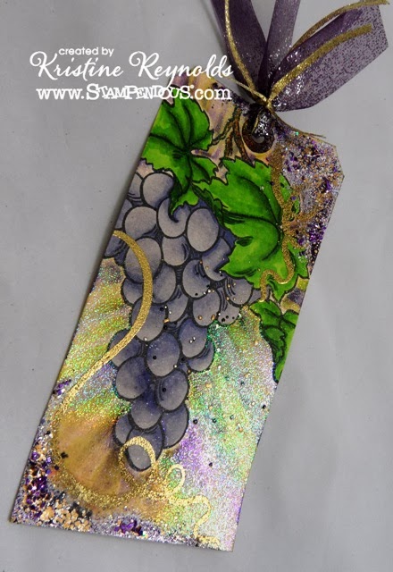 Stamping & Scrapping in California: Grape Tag Tutorial
