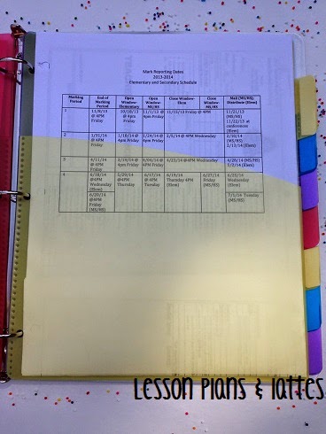 New Teacher Binder! | Lesson Plans & Lattes
