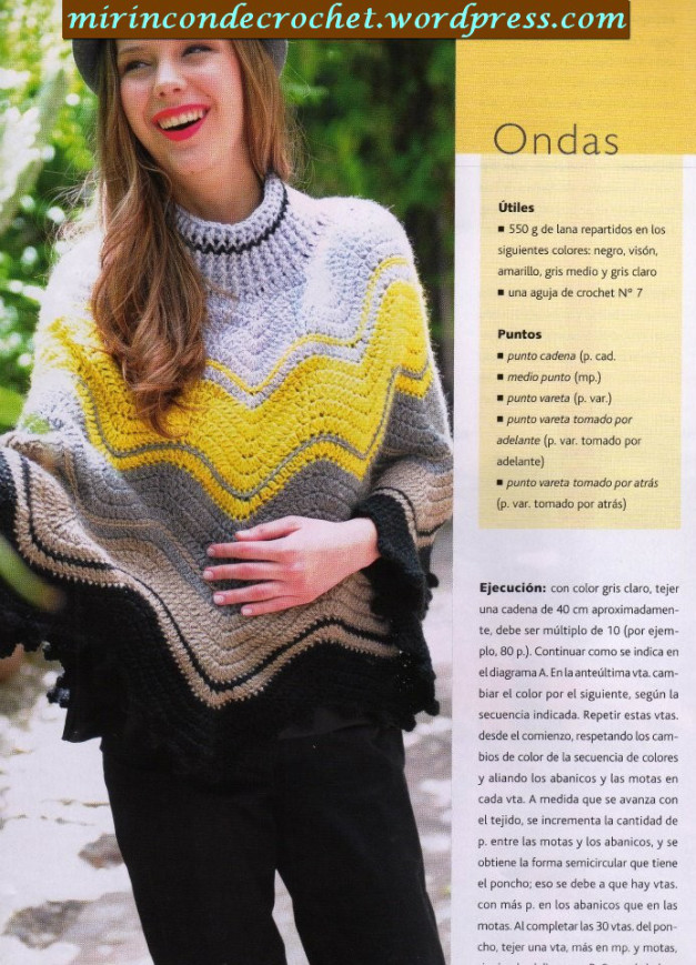Ergahandmade: Crochet Poncho + Diagrams