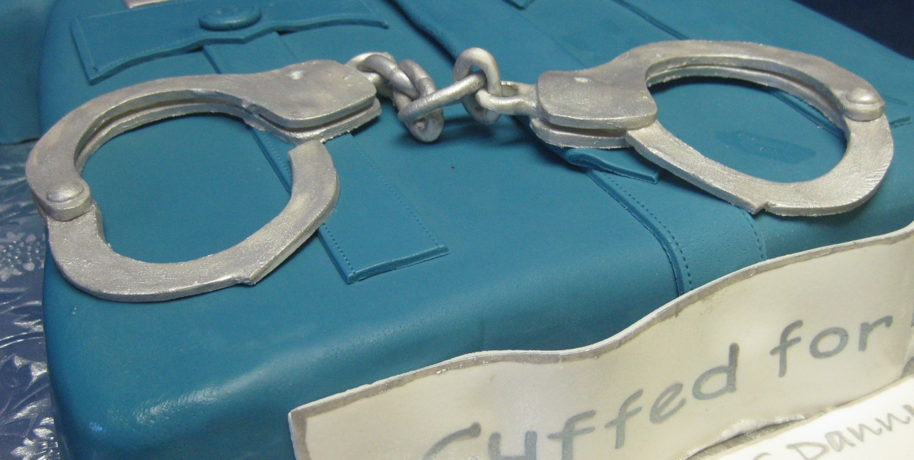 Confectionary Designs: Policeman Shirt Groom's Cake