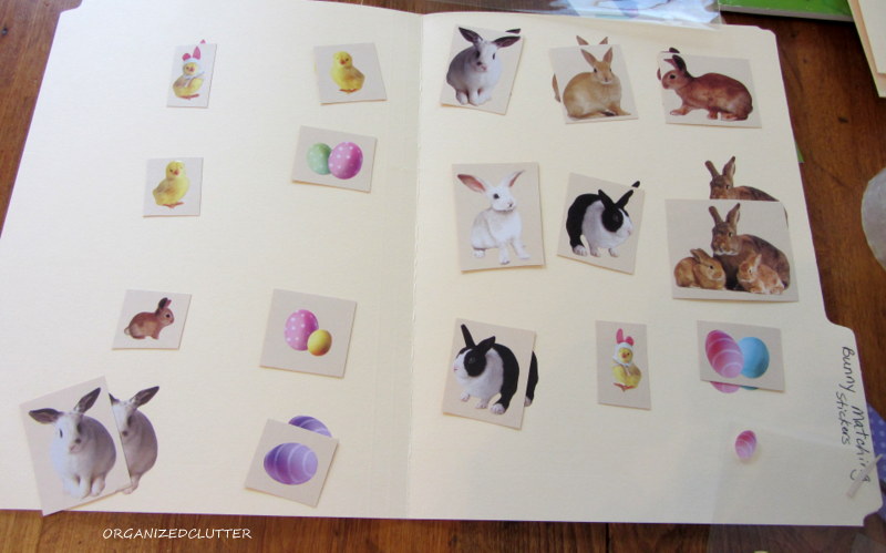 Easter File Folder Activities - Organized Clutter