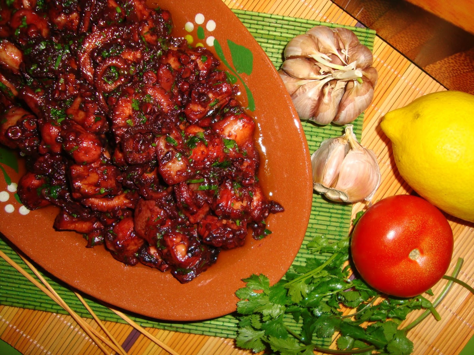 O Tempero da Nesita: Polvo Frito à Moda Antiga