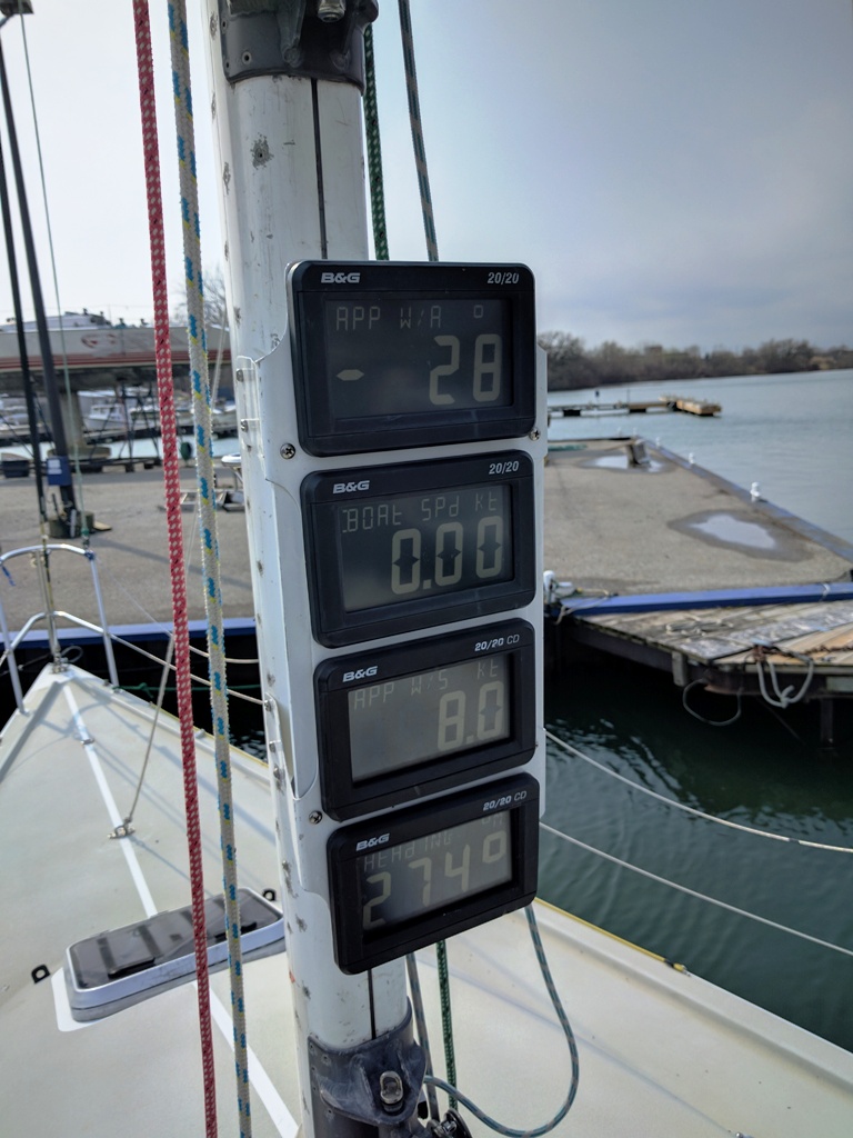 Sailing Vessel Still Time: ACE Mast Instruments