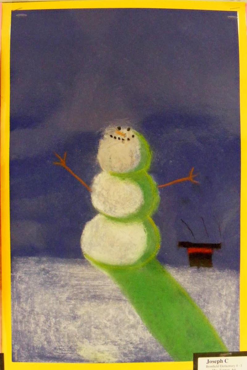 Suffield Elementary Art Blog!: Fourth Grade Snowmen!