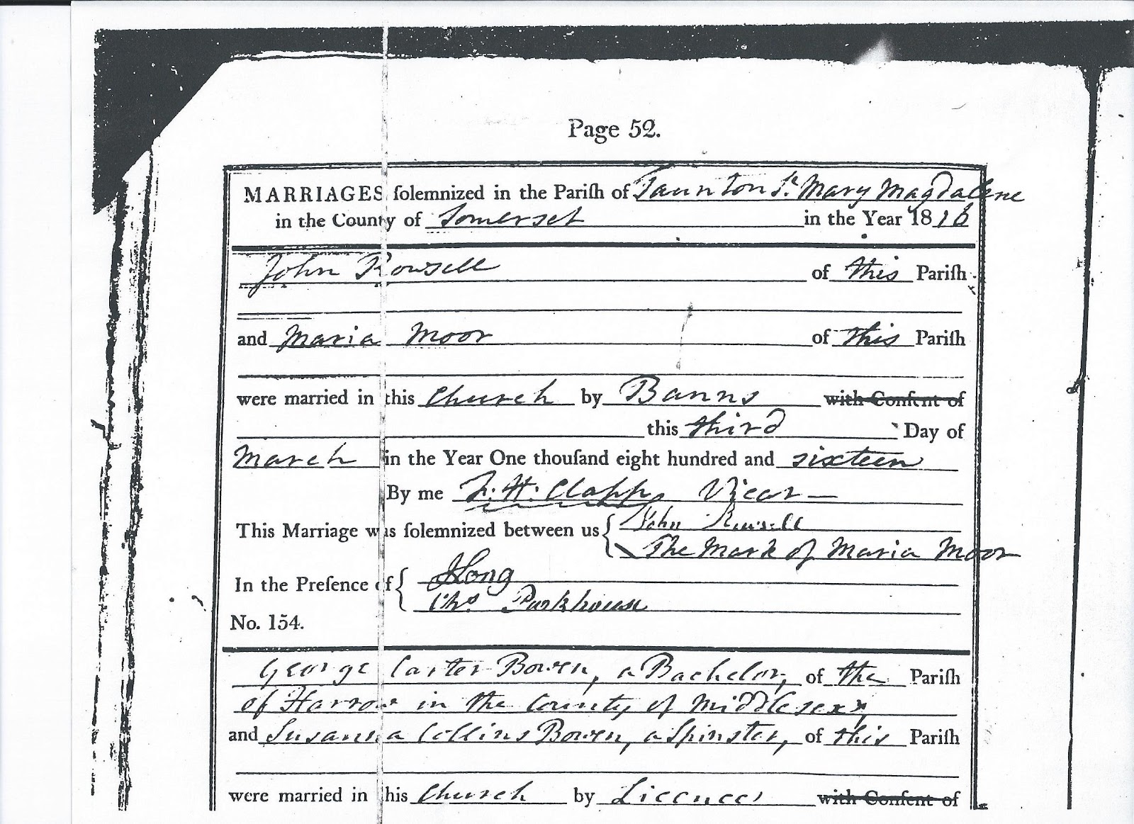 A Rowsell Family: John Rowsell 1792 - 1854