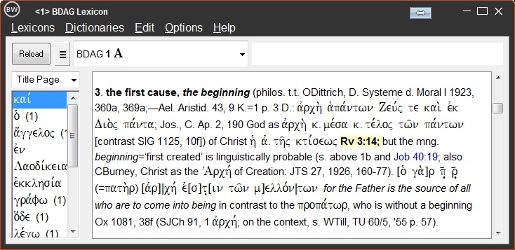 New World Translation Defended: The BDAG Lexicon, Revelation 3:14, and ...