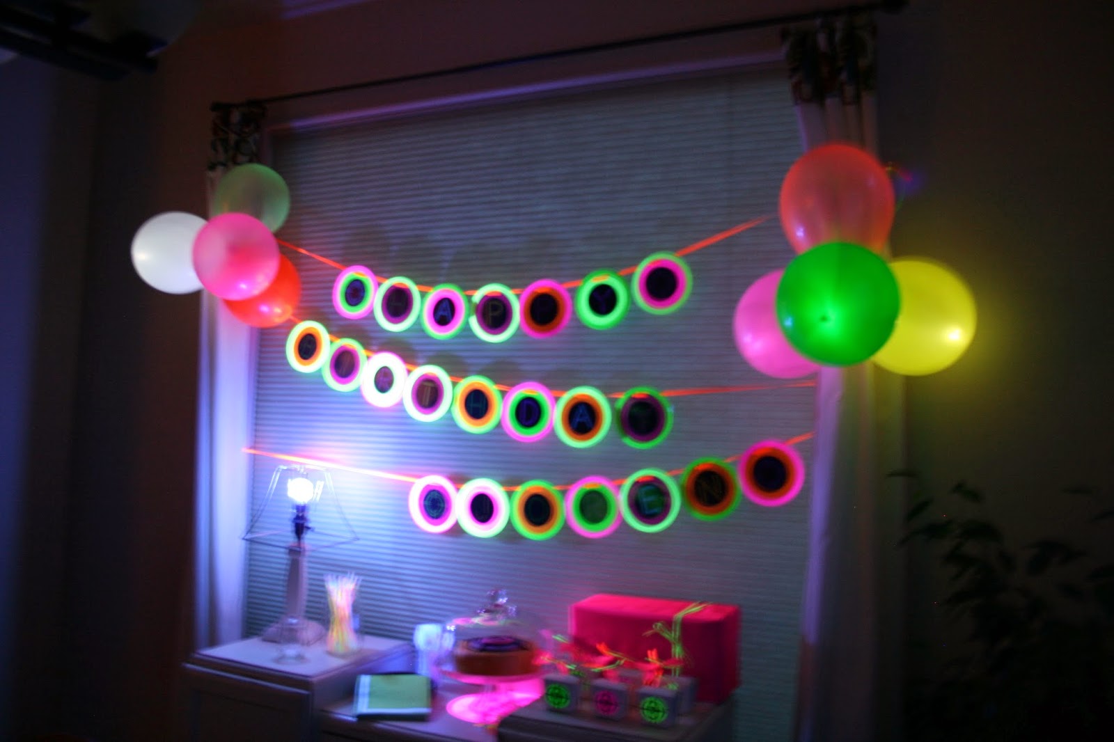 Larcie Bird: Neon Laser Tag {Birthday Party}