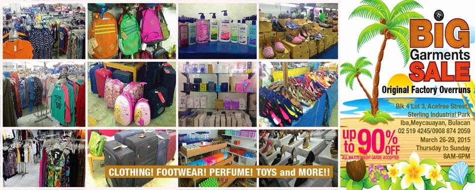 Manila Shopper: Big Garments SALE at Meycauayan Bulacan: March 2015