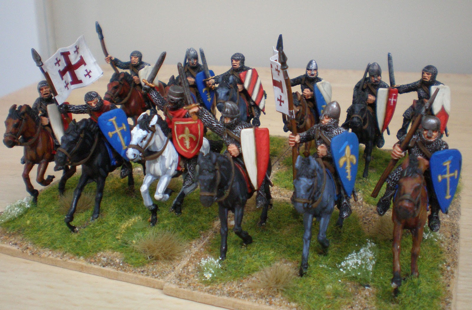 15mm paint shack: 28mm late crusades knights