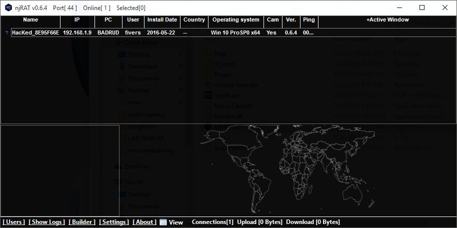 cara hacking menggunakan nJRAT