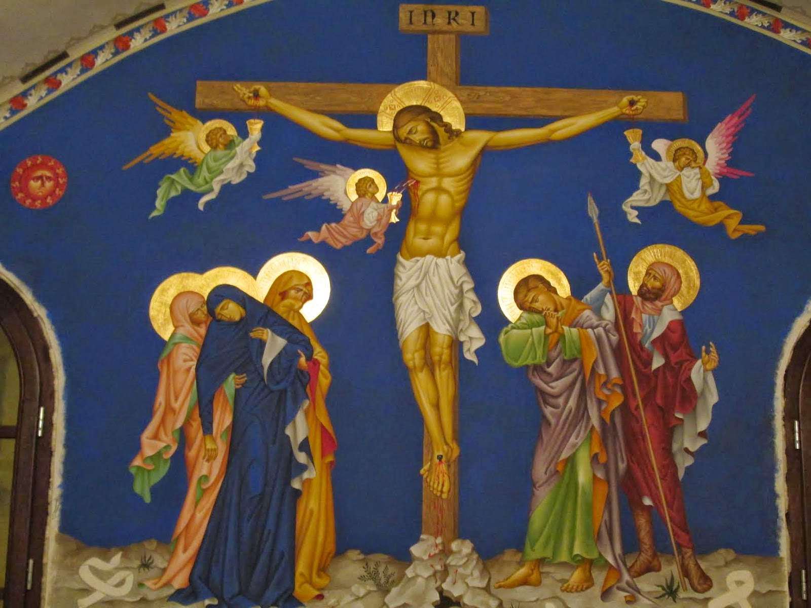 New Liturgical Movement: New Sacred Art: The Monastic Refectory in Norcia