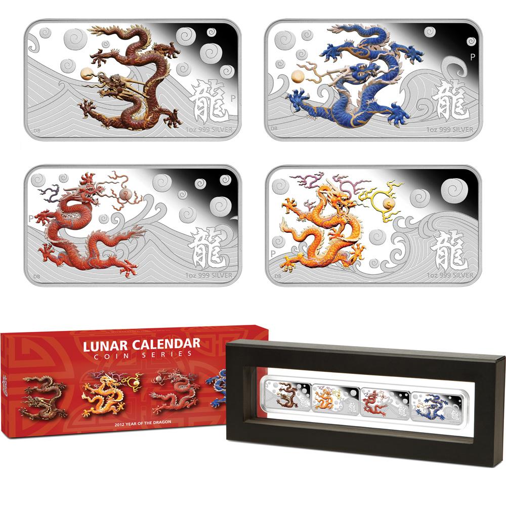 Ounces of Silver: Pure Gold and Silver: Year of the Dragon 2012 1oz ...