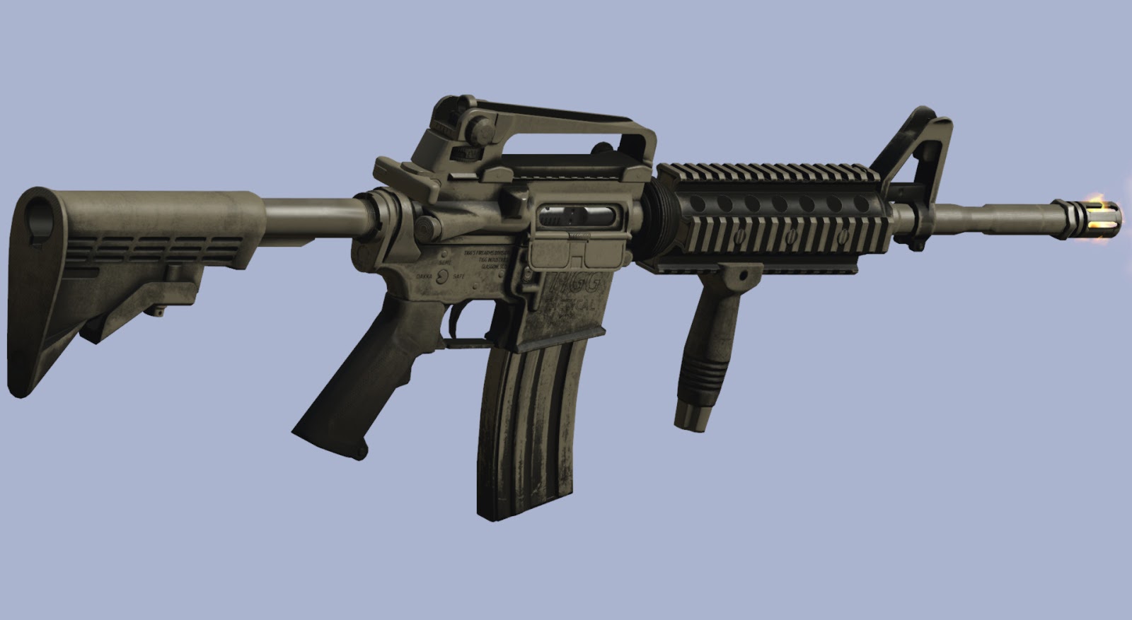 Arma 3 用の RH M4/M16 アドオン パックで新しい迷彩が塗装された M4 を開発中 | 弱者の日記^^ - Arma 3 MOD ...