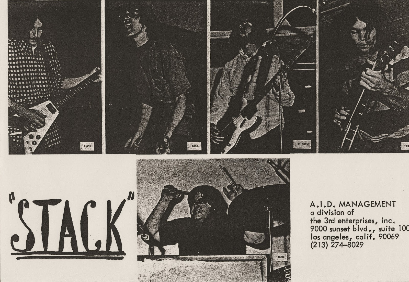 Silverado's RM: Stack - Above All (1969 great us heavy psychedelic rock ...