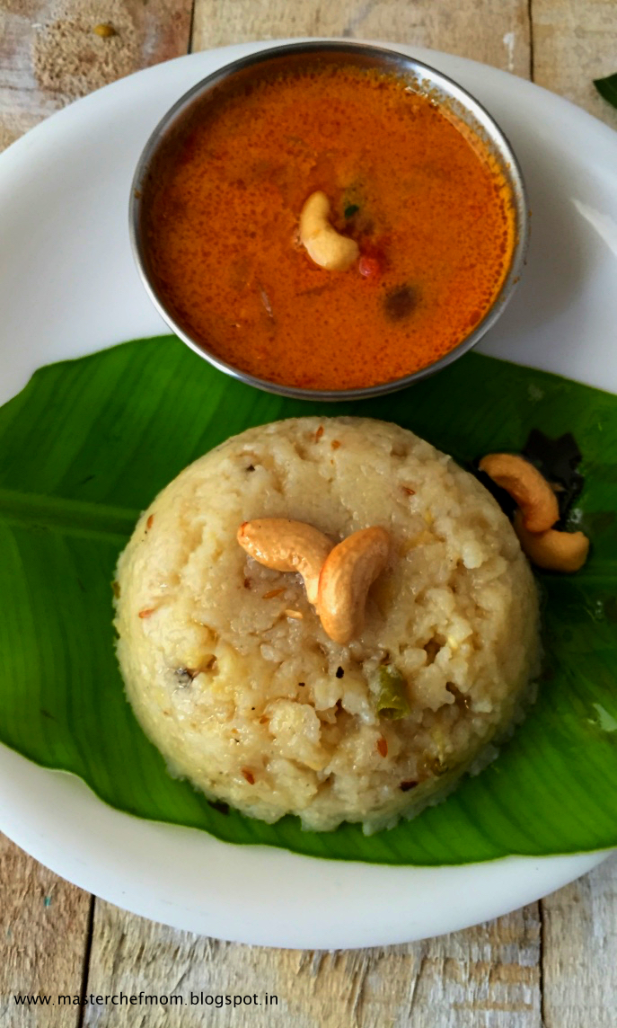 MASTERCHEFMOM: Ven Pongal |Ghee Pongal | Popular South Indian Breakfast ...