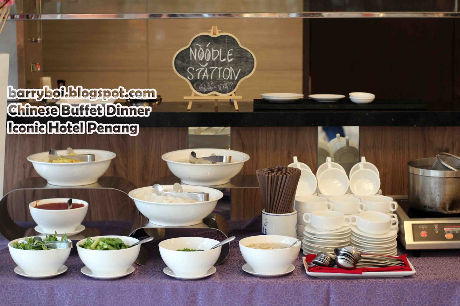 Chinese Buffet Dinner at Iconic Hotel Penang