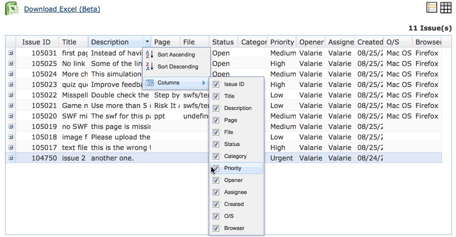Up To Speed: Issue Management: Grid vs. Row View