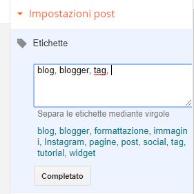 Cosa sono i tag e come usarli nei post | Bloggando Viaggiando ...
