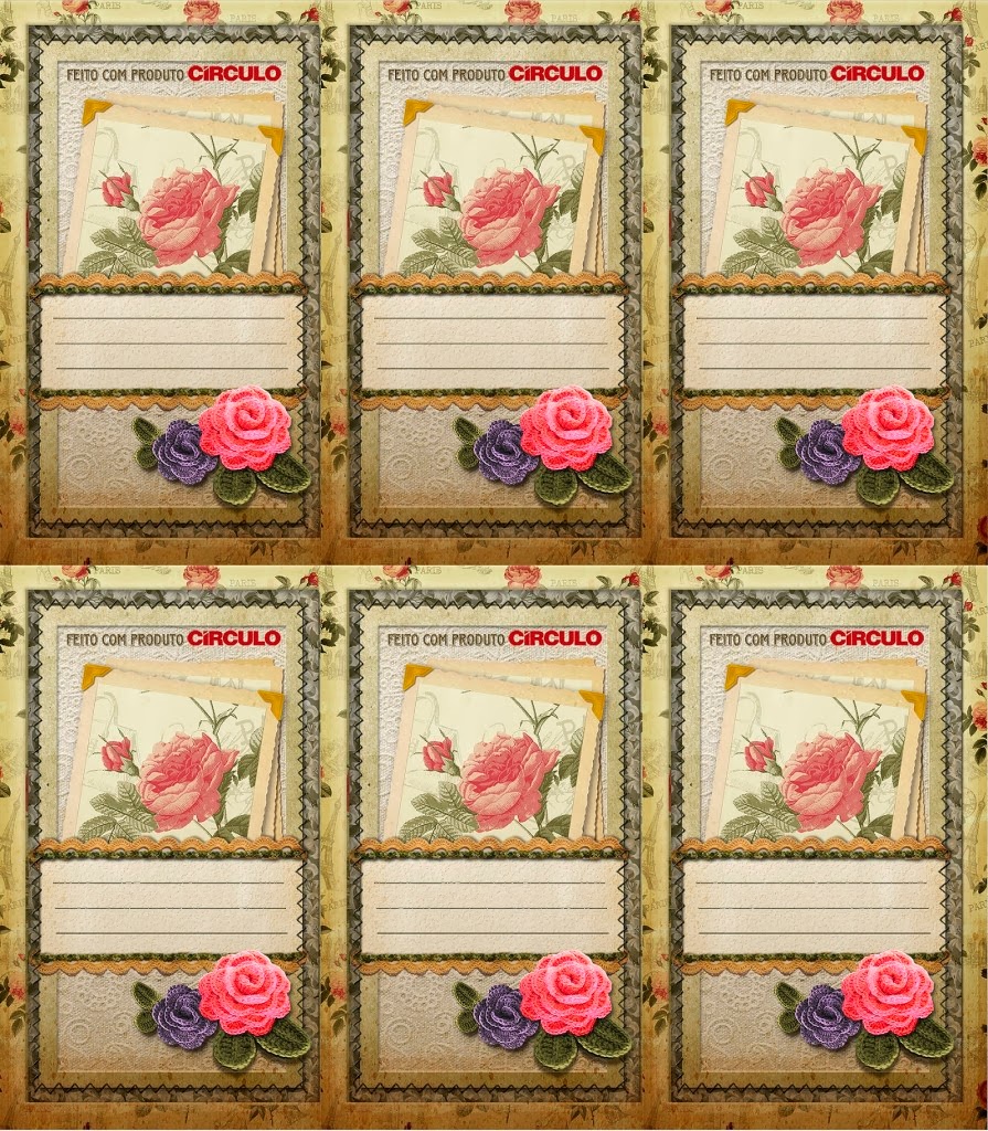 ANALAICE: Tags Círculo para personalizar seus produtos.