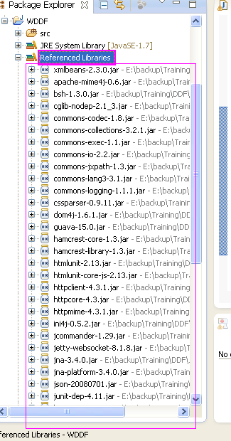 Selenium Webdriver Data Driven Framework Add Jar Files In Project Build Path
