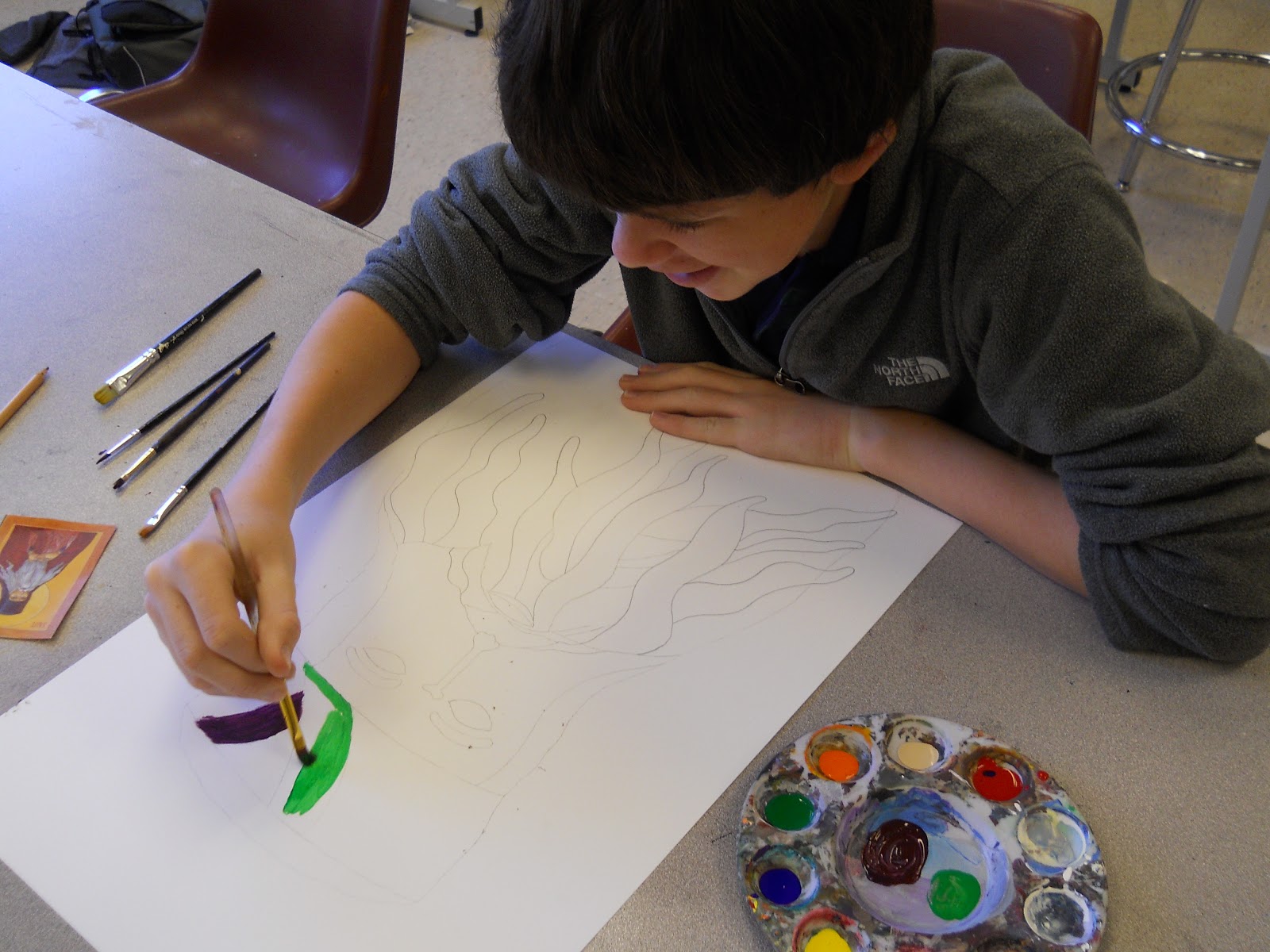 Creative Hands: Middle School Artists at Work
