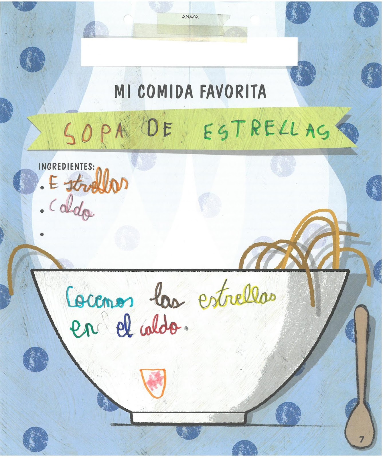 Ideas como castillos (Nuestro blog de expresión): Mi comida favorita
