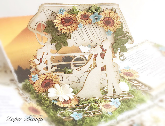 Paper Beauty AK: Exploding Box “Sunflower Wedding” for Scrapiniec ...