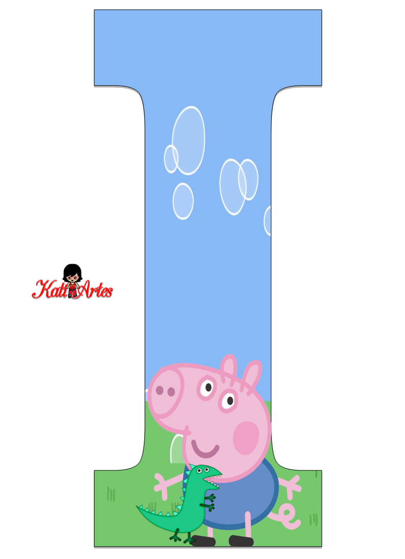 Alfabeto de George Pig. - Oh my Alfabetos!