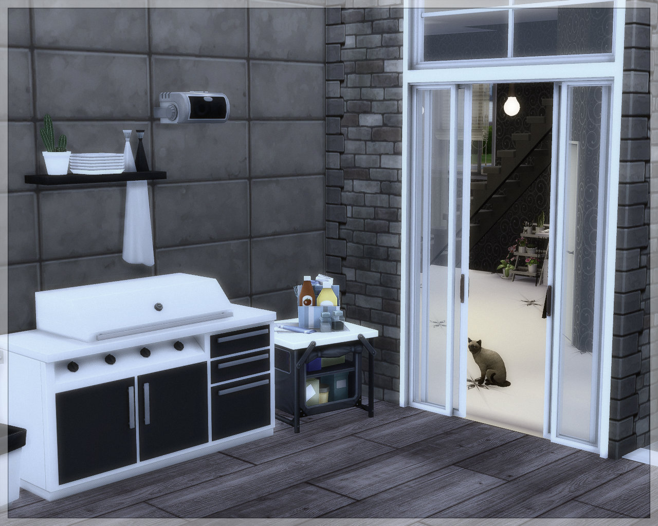 Nagvalmi: TS4 Home Design: Cookout Lookout