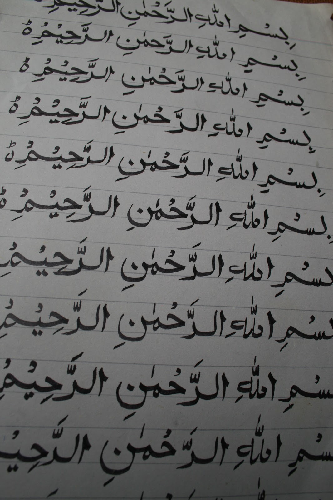 Isolated System: Improving your Urdu hand writing.