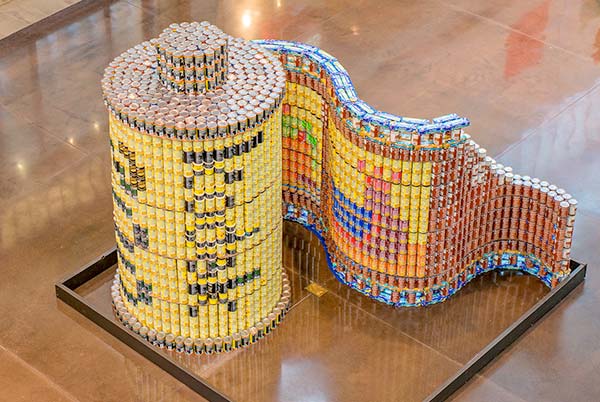 How to Recycle: Canstruction Food Cans Sculptures