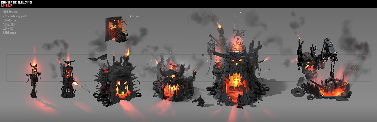 Felix's Art: DAWN OF WAR | ORK BASE BUILDINGS