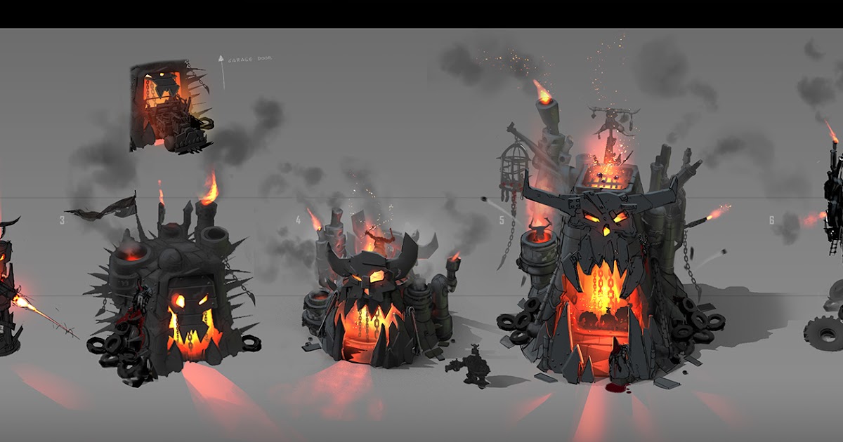 Felix's Art: DAWN OF WAR | ORK BASE BUILDINGS
